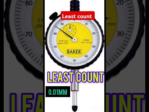 Dial gauge least count# vernier Caliper# least count# short # view 1