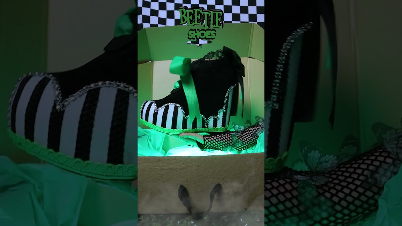 ZAPATOS DE BETTLEJUICE #halloween 🎃
