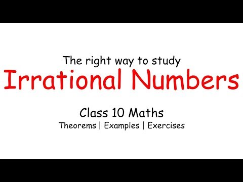 Maths 10 | Irrational Numbers in Hindi | Best way to study