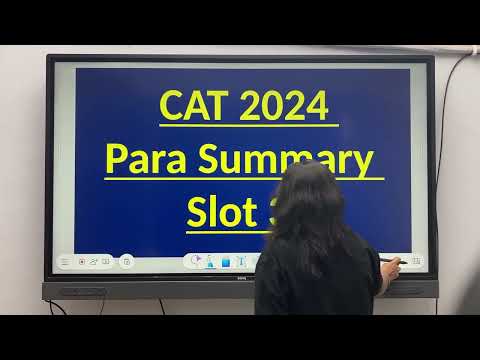 CAT VARC PYQ | CAT 2024 SLOT 3 PARA SUMMARY