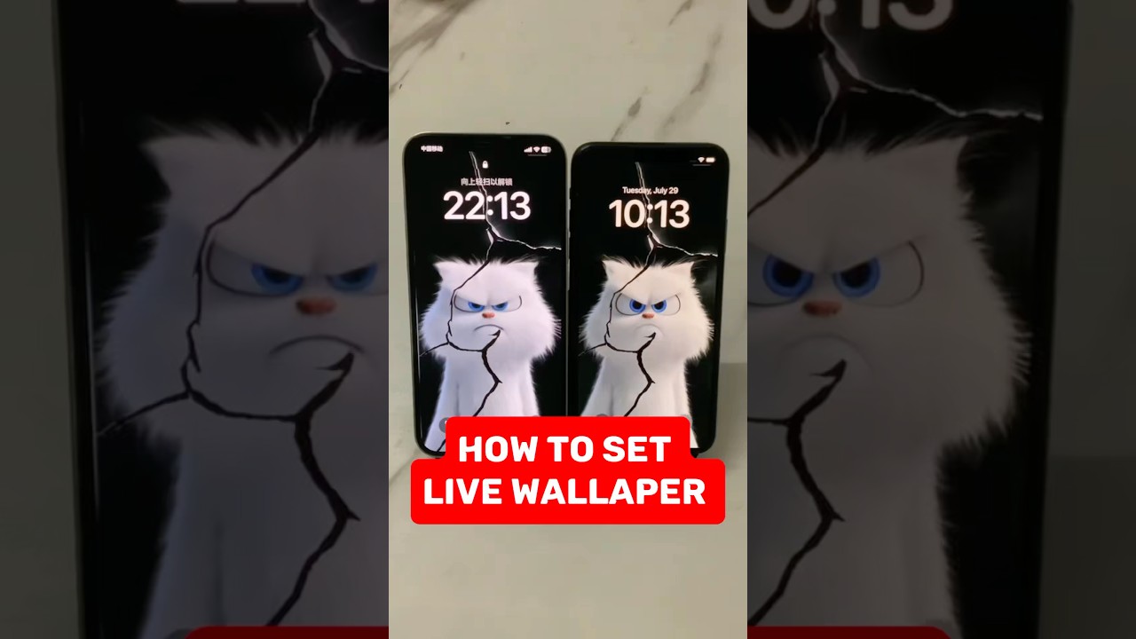 Here’s how to set a live wallpaper using TikTok. #reels #shorts #livewallpaper4k #ai #usa #tech