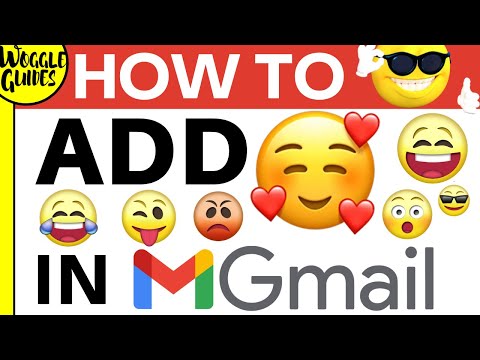How to add smileys and emojis in Gmail