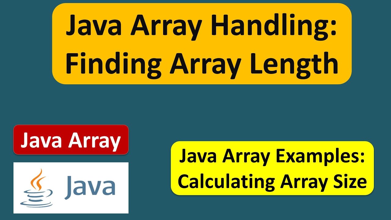 How to find the length of an Array? | Java Array Handling: Finding Array Length | Java Tutorial