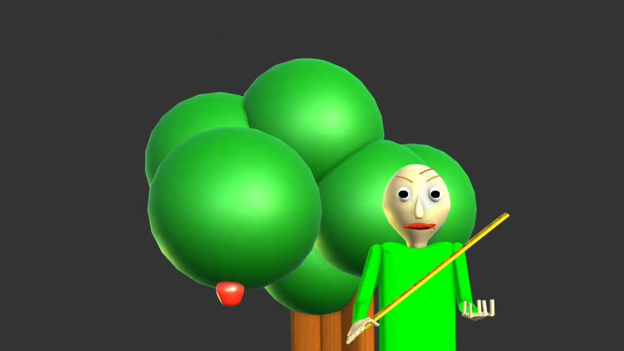 (Prisma 3D/animation) test on baldi's basics