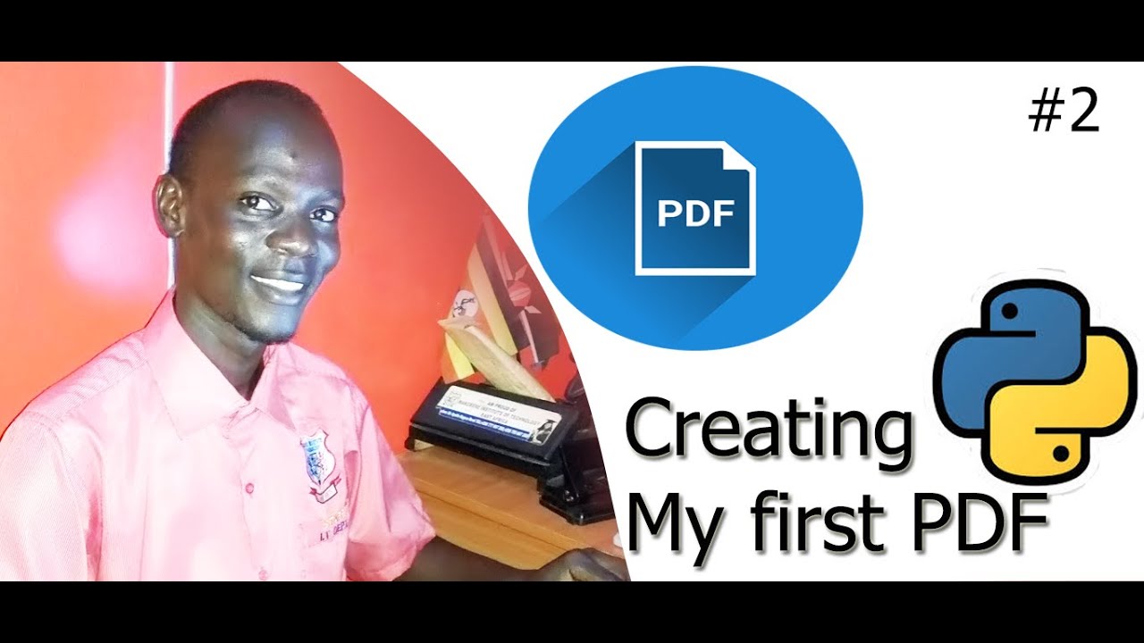 #2 How to Create PDF Files in Python -  Creating my First PDF File