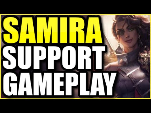 SAMIRA "SUPPORT" FULL GAMEPLAY! | THE NEW CHAMPION IS ACTUALLY A SUPPORT!? (PENTAKILL)