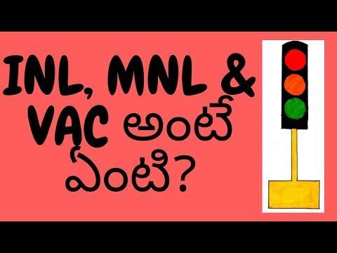 what is the meaning of mnl, inl , vac in traffic signal | what is mnl in traffic signal