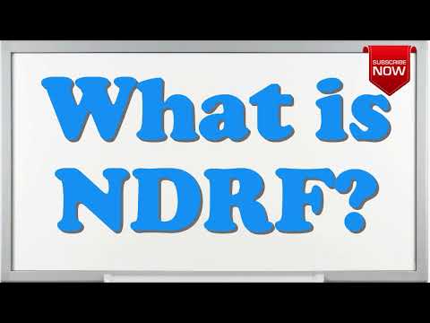What is the full form of NDRF?