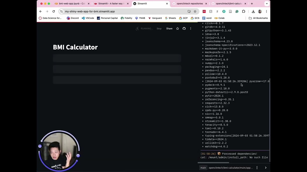 Deploy Code from GitHub to Streamlit
