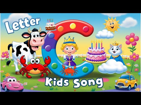 Letter C Song for Kids | Words beginning with C | Kids Music | Songs about the ABC alphabet |