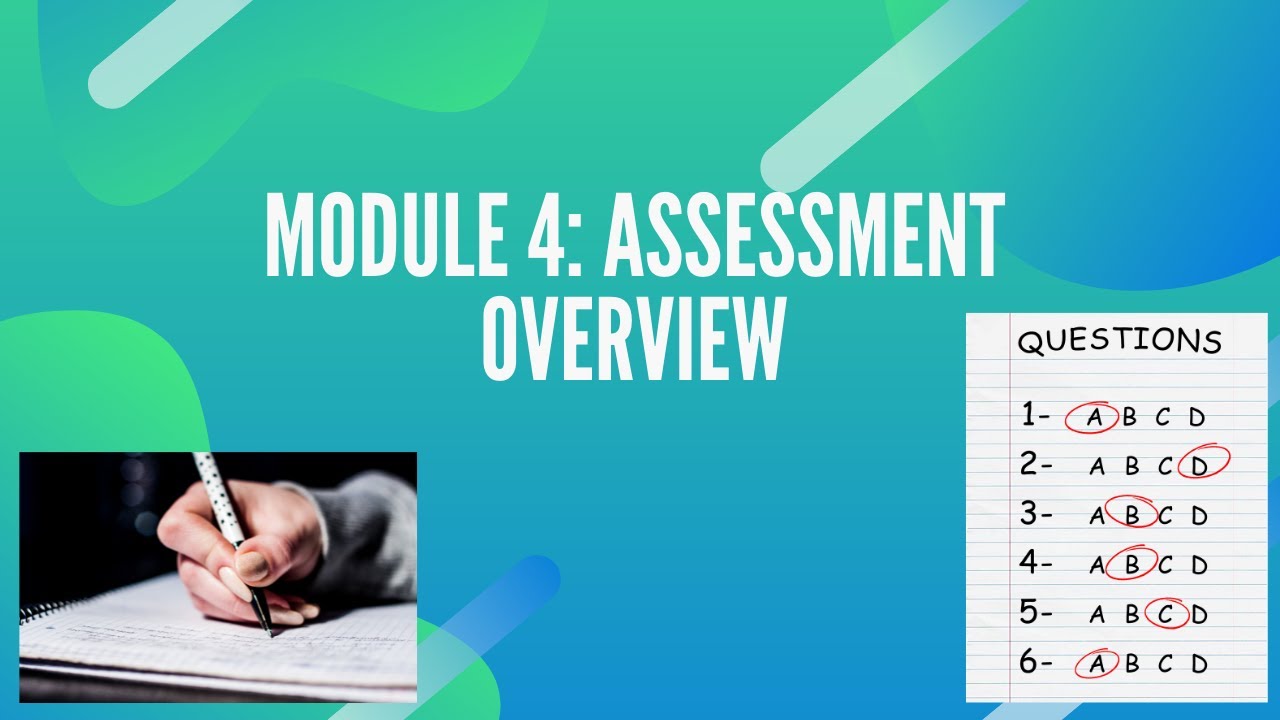 Module 4 : Assessment Overview