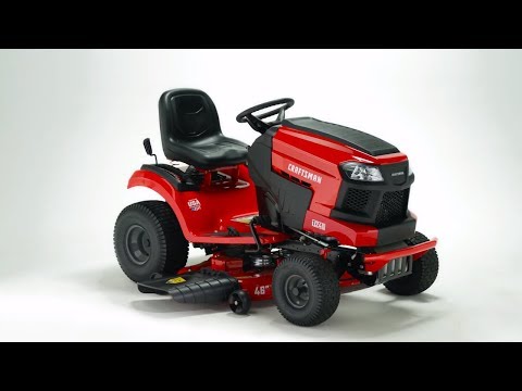 CRAFTSMAN T240 22-HP V-twin Hydrostatic 46-in Riding Lawn Mower