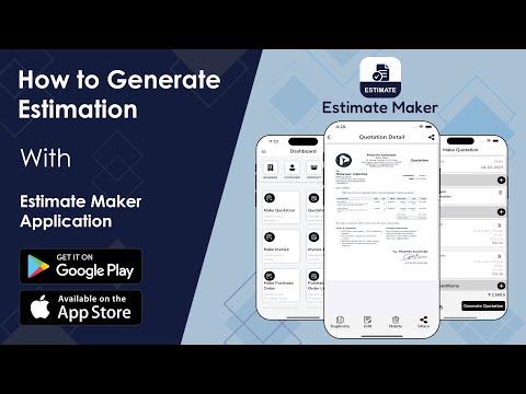 How to create Estimation in mobile app | Estimate Maker App For iPhone | iPad | Estimate Maker