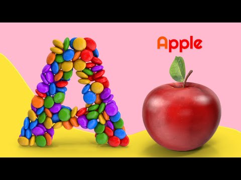 ABC Song Phonics - Toddlers learning abc song - A for Apple a a Apple , ABC Song, Alphabet Song kids