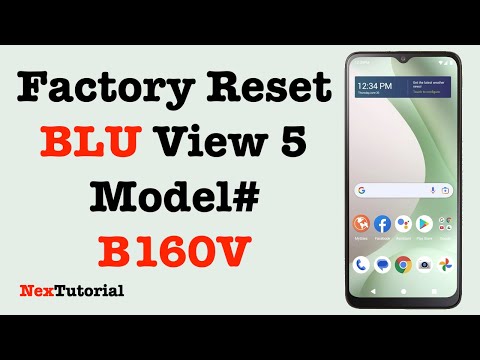 Factory Reset BLU View 5 Model# B160V | Hard Reset BLU Phone | NexTutorial