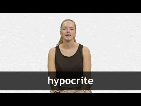 How to pronounce HYPOCRITE in French