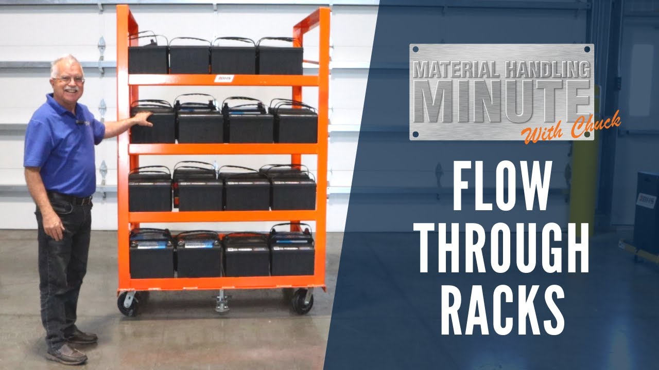 Flow Through Rack | Material Handling Minute