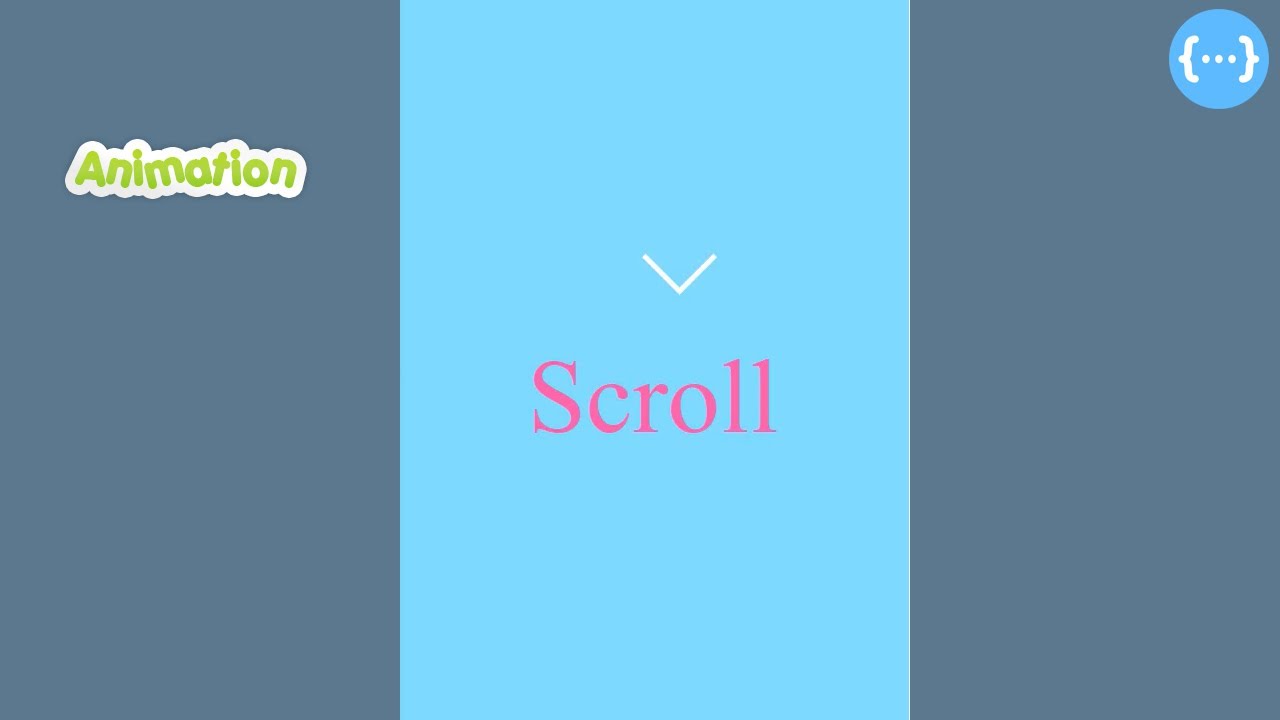 How To Create a Scroll Down Button Animation | HTML and CSS Tutorial practise code