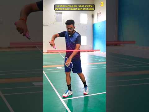 Badminton Service Rule ????