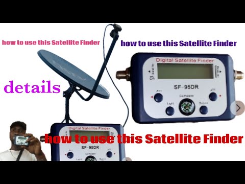 how to make use of this mini satellite Finder Mater