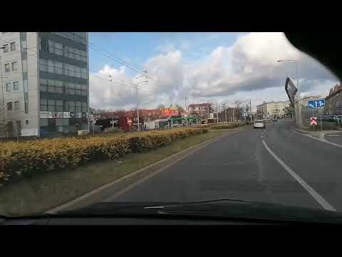Wrocław, przejazd przez Mosty Warszawskie do Placu Kromera VID 20221105 144341