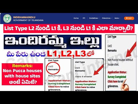 స్టేటస్ ఇలా ఉంటే ఇందిరమ్మ ఇల్లు రాదు | Indiramma Indlu Status Online | Indiramma indlu L1,L2, check