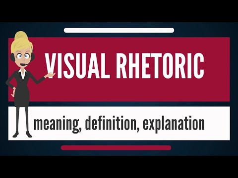 What is VISUAL RHETORIC What does VISUAL RHETORIC mean VISUAL RHETORIC meaning & explanation