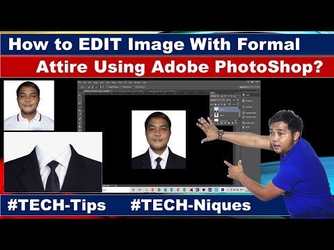 How to Edit an Image With a Formal Attire? | Adobe PhotoShop | Teacher Kevin PH