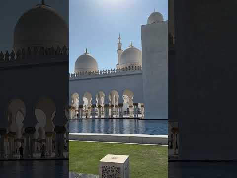 Daily vlog. First time visiting Sheikh Zayed Grand Mosque in Abu Dhabi.π#abudhabi #mosquetovisit