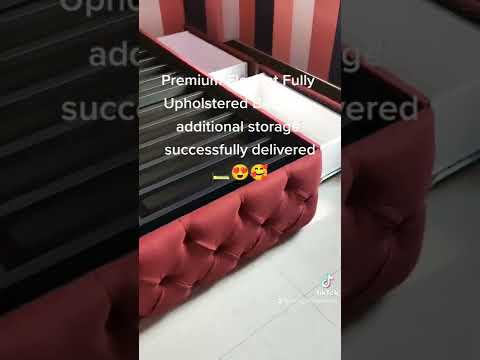 Premium Elegant Full Upholstered Bed with additional storage😍🥰🛏️