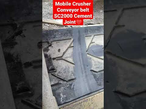 Mobile Crusher Conveyor belt SC2000 Cement Joint♥
