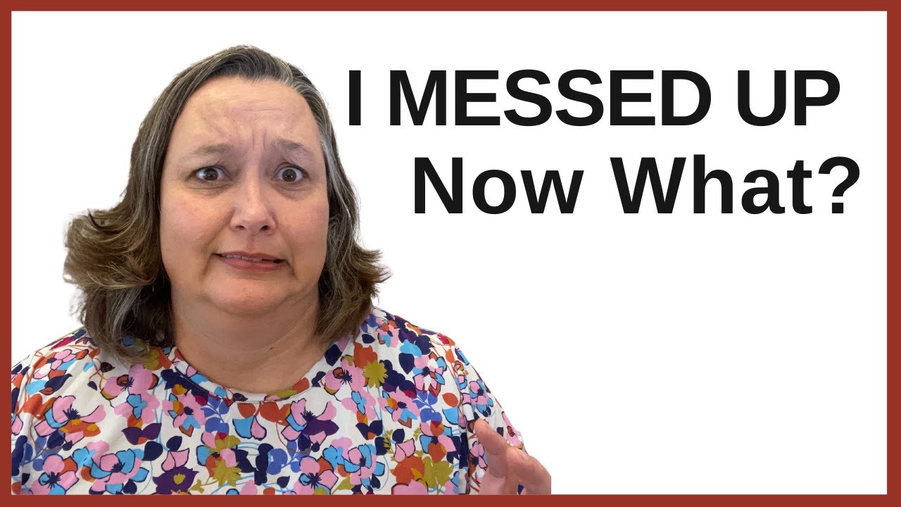 How To Fix A Junk Journal Mistake