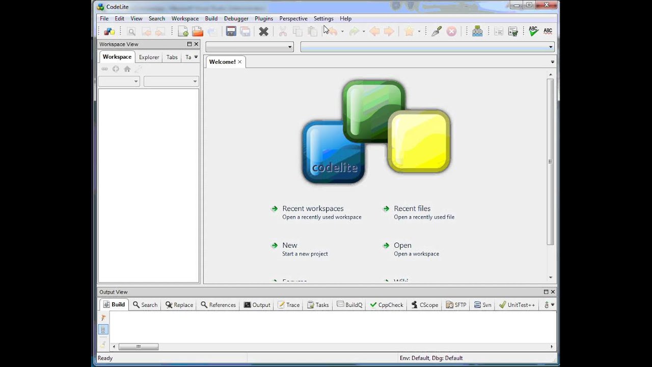 Codelite Tab Settings