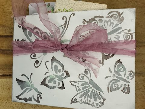 Junk Journal Nature Journal Shabby Chic Journal Handmade Junk Journal Flip Through - Winged Things