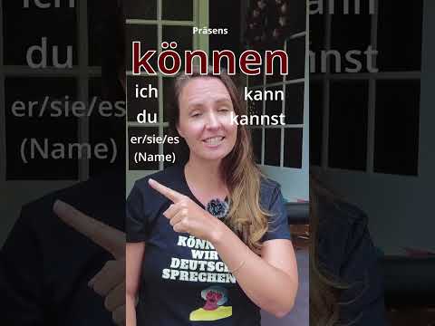Deutsch lernen | KONJUGIERE 'KÖNNEN' (Präsens)