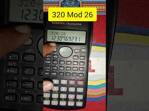 calculate mod in scientific calculator . #shortsvideo #shorts #mathematics