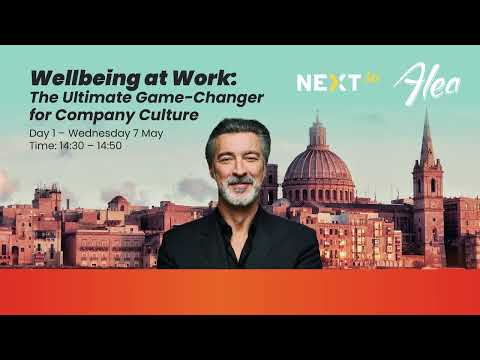 Prioritizing Employee Wellbeing: Alexandre Tomic’s Vision at wellness | NEXT Summit Valletta 2025