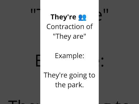 There, Their , They're : What's the difference? #shortsviral #shortsfeed #shorts #feed #feedshorts