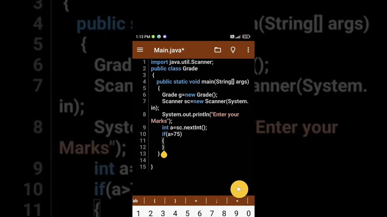 💻🔥Calculate Grades Of Students From Marks | Java Program | #java #programming