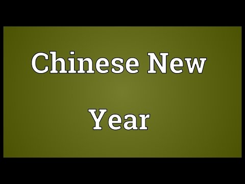 Chinese New Year Meaning