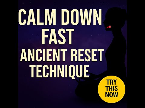 Press Your Tongue, Calm Your Mind | Ancient Anxiety Reset Technique