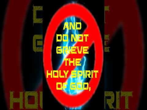 WARNING! Do not grieve the HOLY SPIRIT! (Ephesians 4:30) #holyspirit #penalty #death