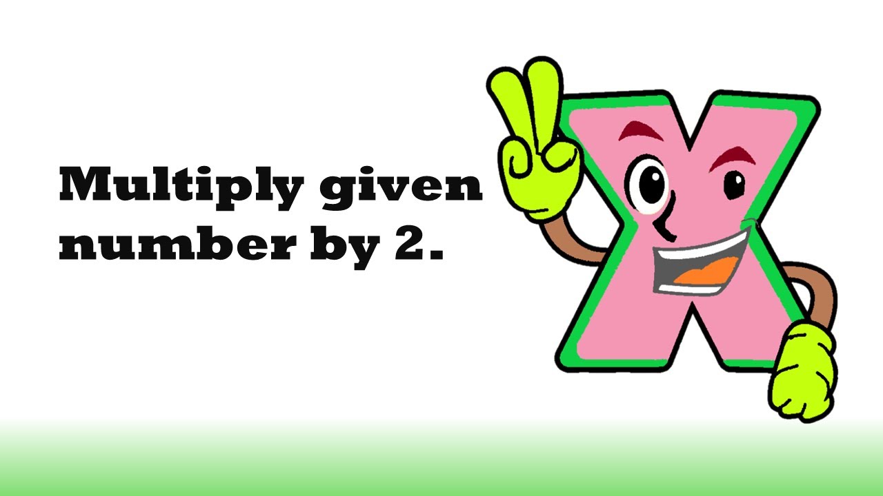 Multiplication || Multiply given big number by 2 || Cool Math Trick ||
