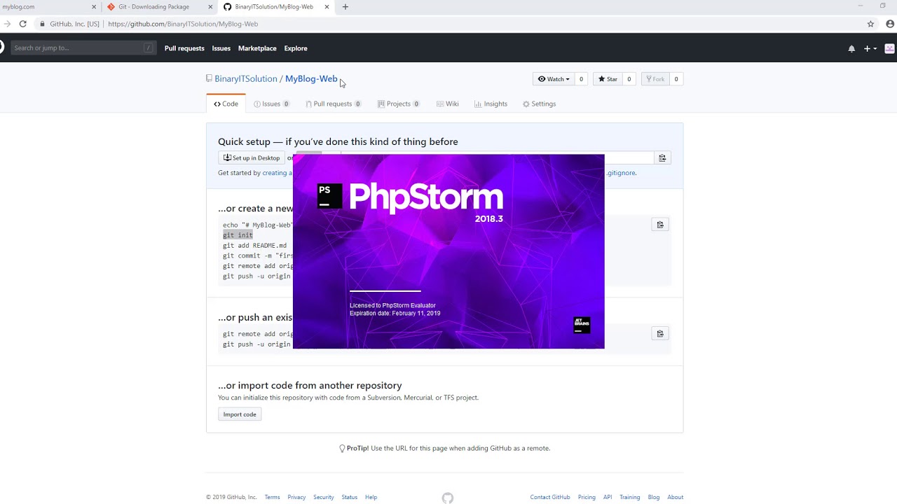 Android with PHP MySql :  Configure GitHub For PHP Project