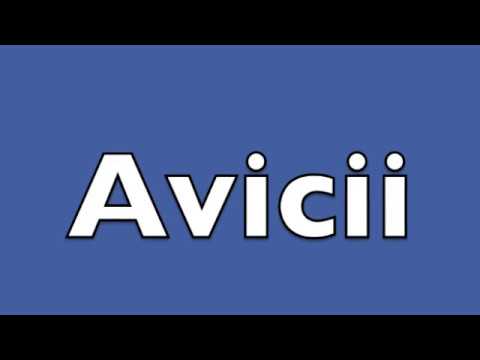 How to pronounce Avicii