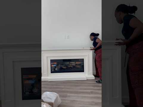 Home series Part 1: Installing a fireplace #homedecor