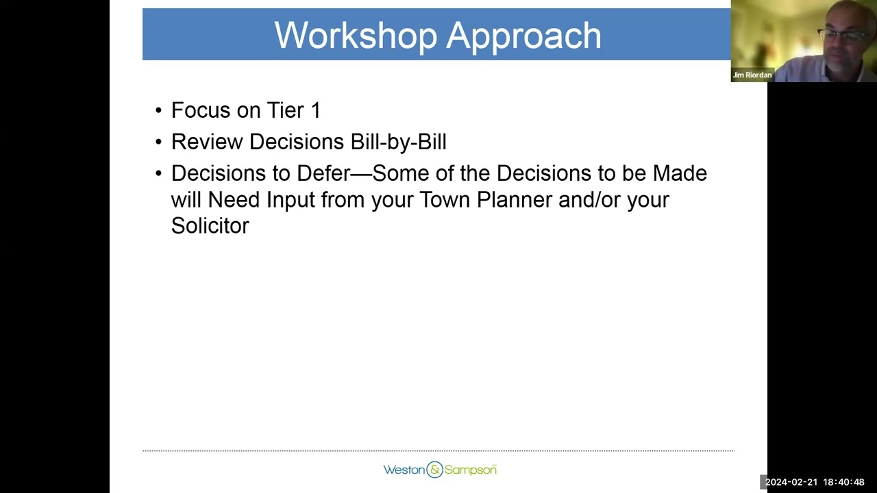 Joint Workshop - Planning Board/Zoning Board - 2/21/24