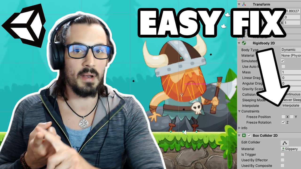 Fix RigidBody Jitter in One Click - Unity Quick Tips