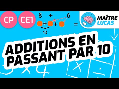 Les additions en appui sur 10 - CP - CE1 - CE2 - Cycle 2 - Maths