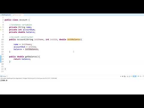 Java Programming Tutorial - 15 - Creating/ Instantiating Objects